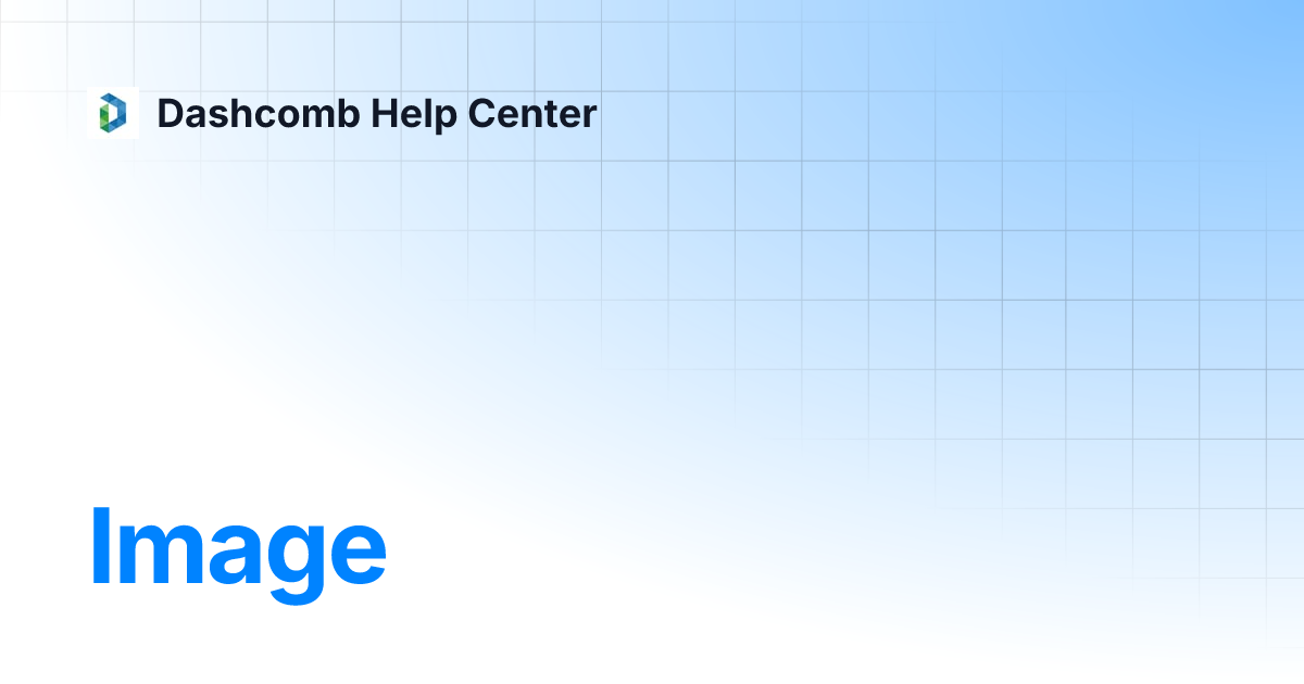 Image | Dashcomb Help Center